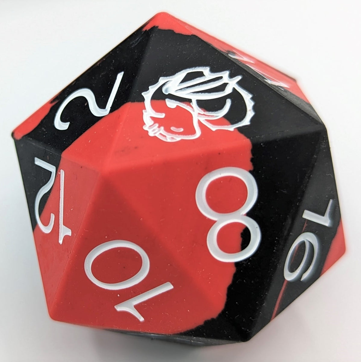 Red and Black Giant Silicone Dice – Robin's Nerd Supplies